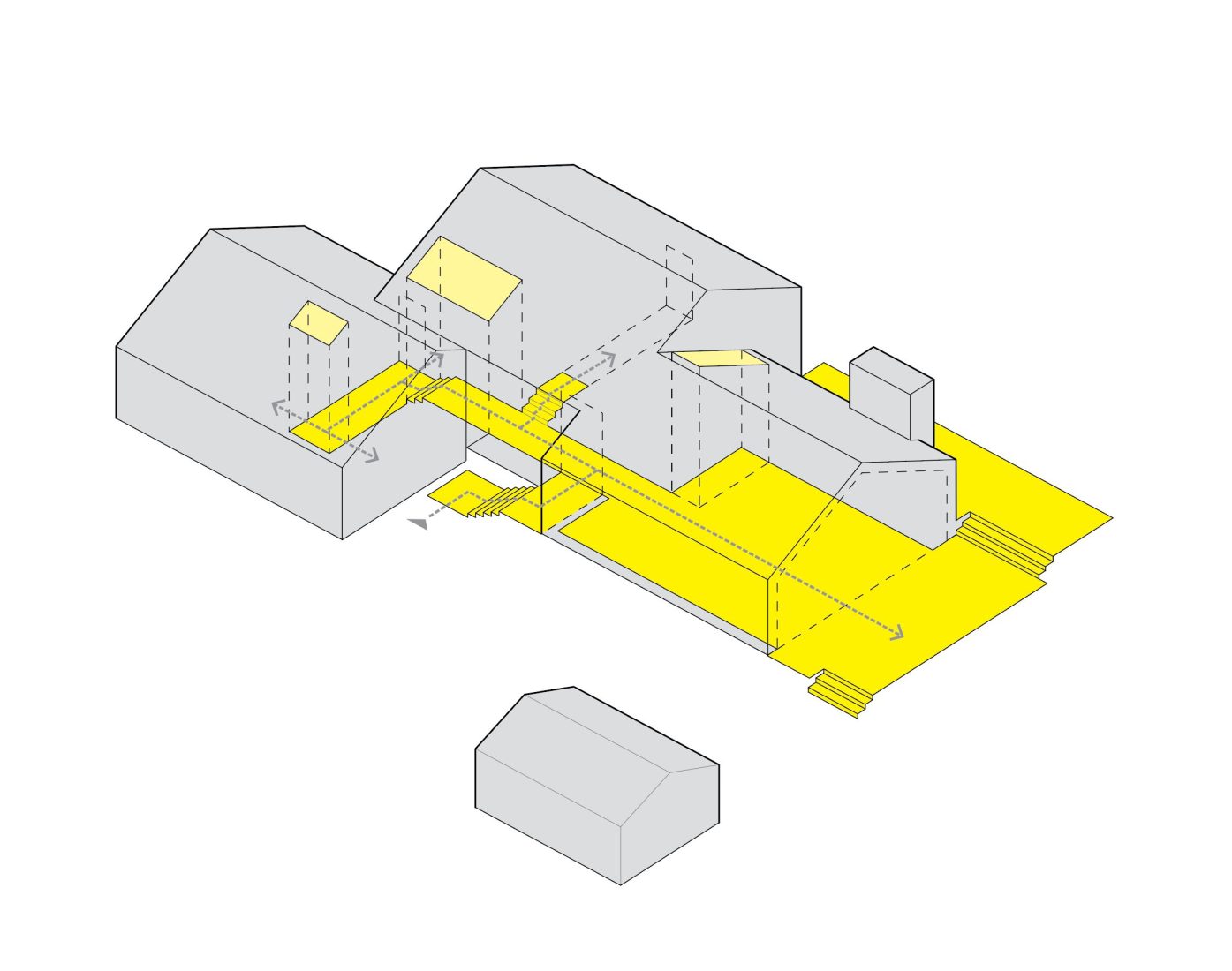 Coffey completes three-volume timber-clad home on Dorset coast