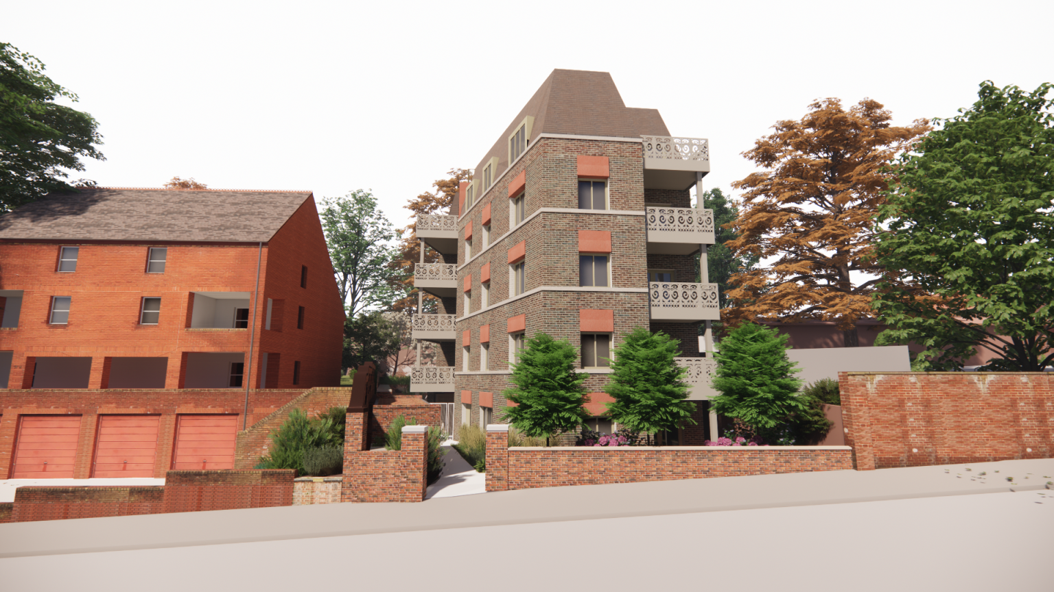 Mole Architects submits plans for north London community housing