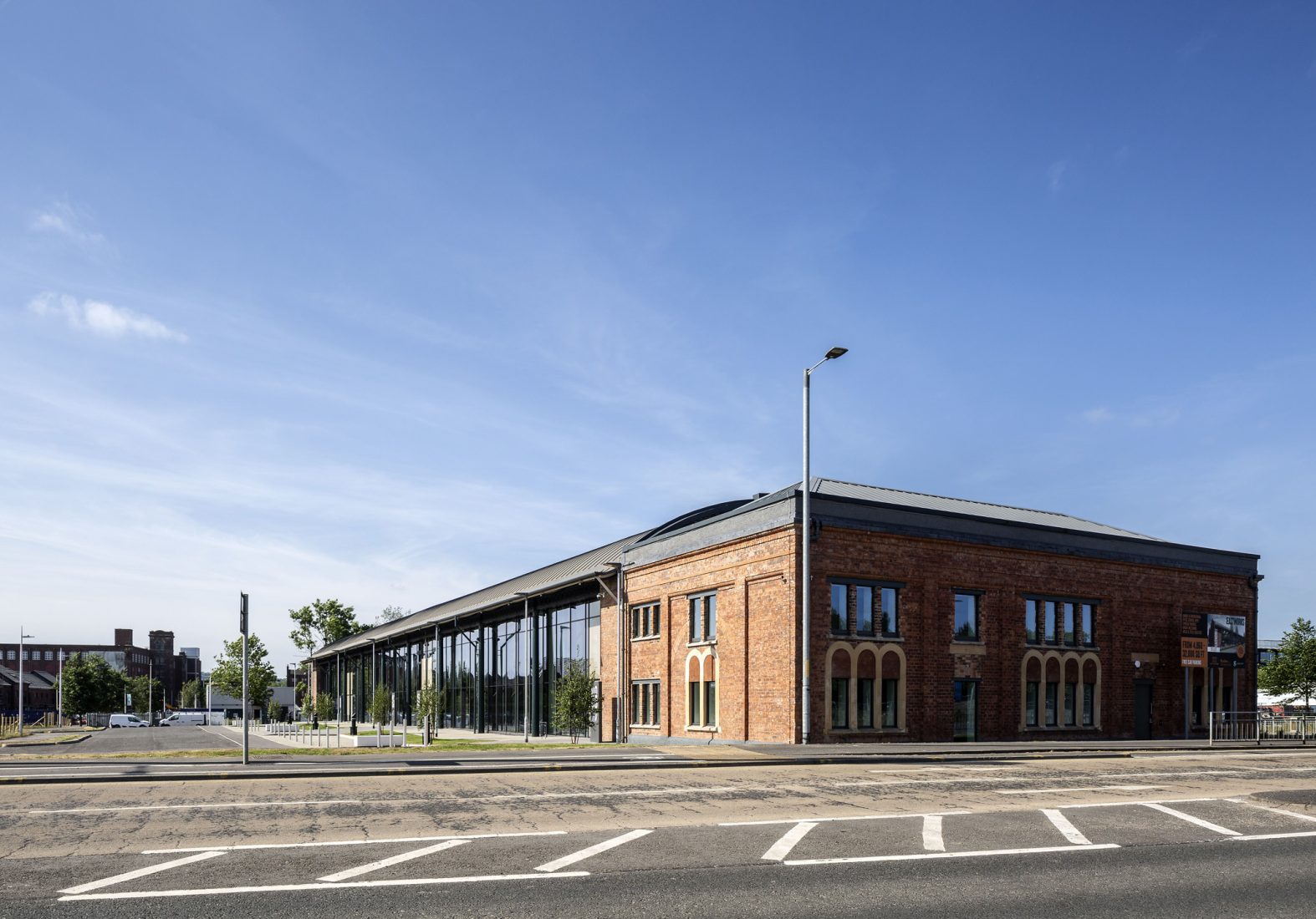INCH and Sheppard Robson convert disused gas purifier shed to workspace