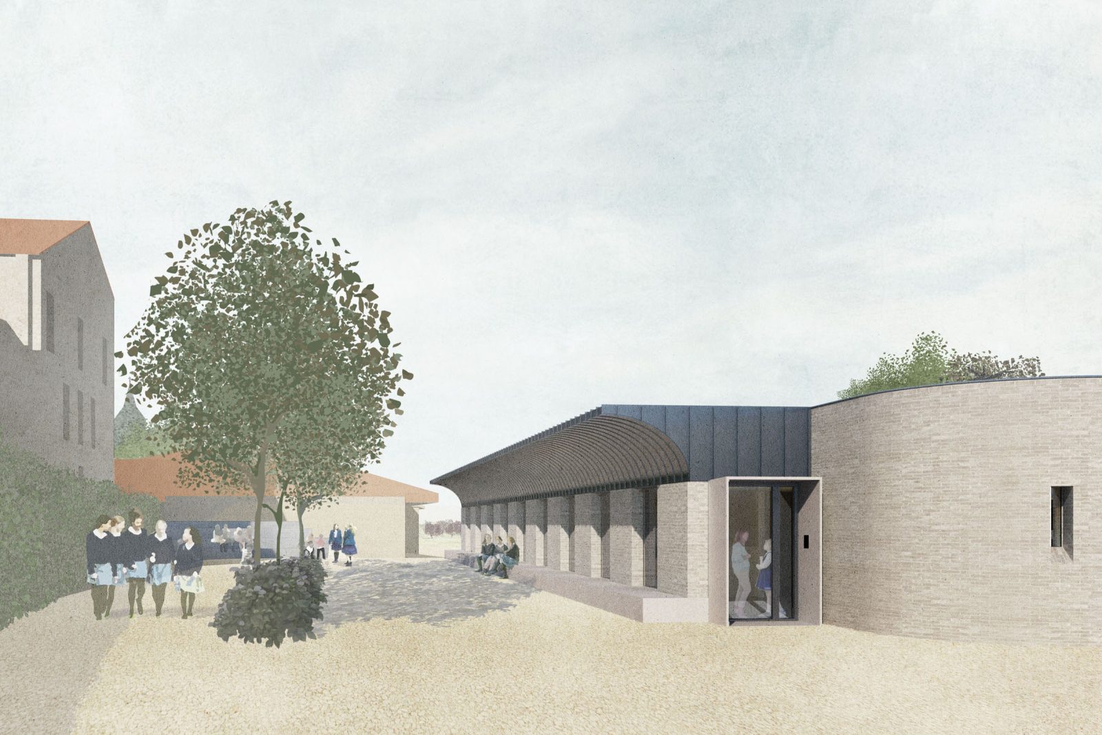 Why we specified cut limestone bricks instead of clay at Mayfield School