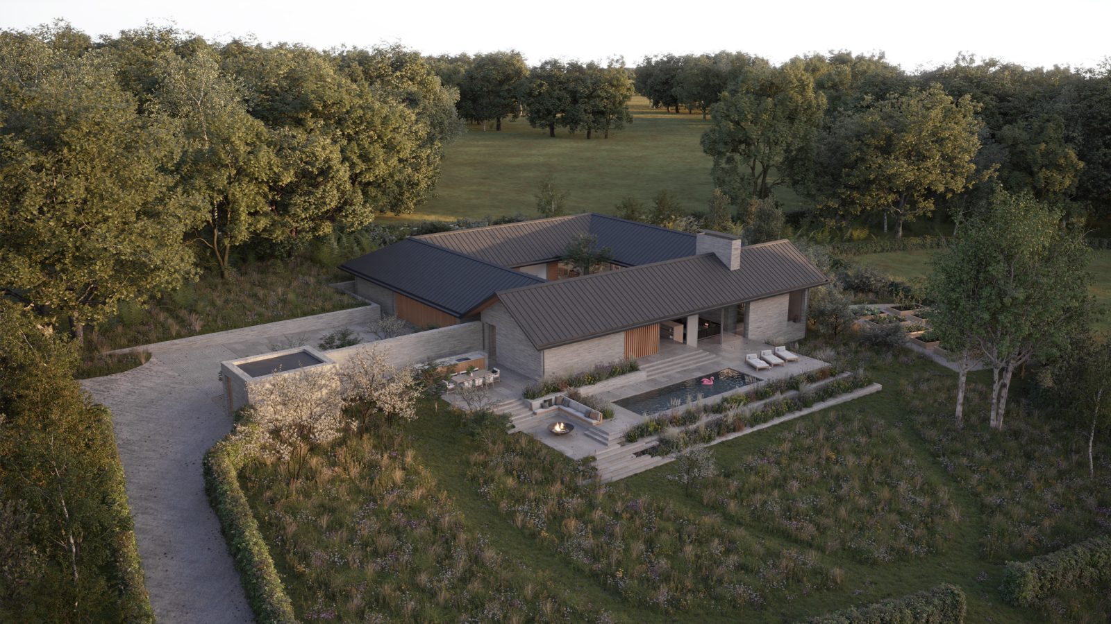 John Pardey-designed rural Surrey house for tech executive approved