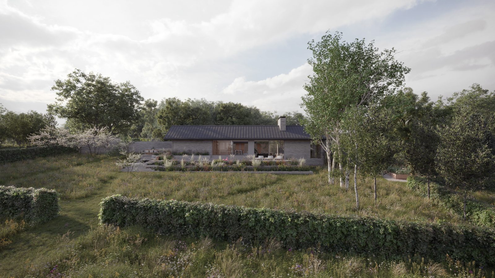 John Pardey-designed rural Surrey house for tech executive approved