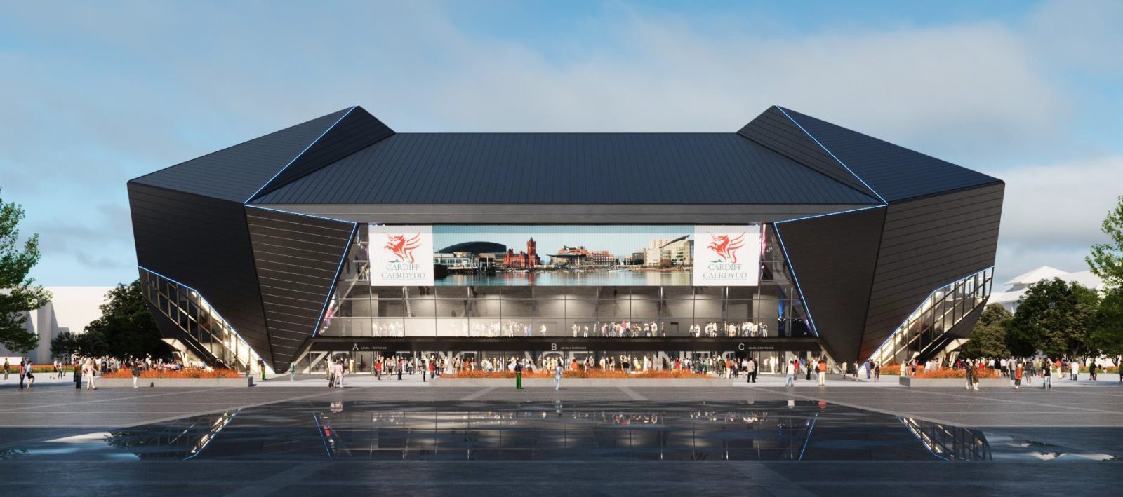 Populous overhauls HOK’s Cardiff arena design after material costs soar