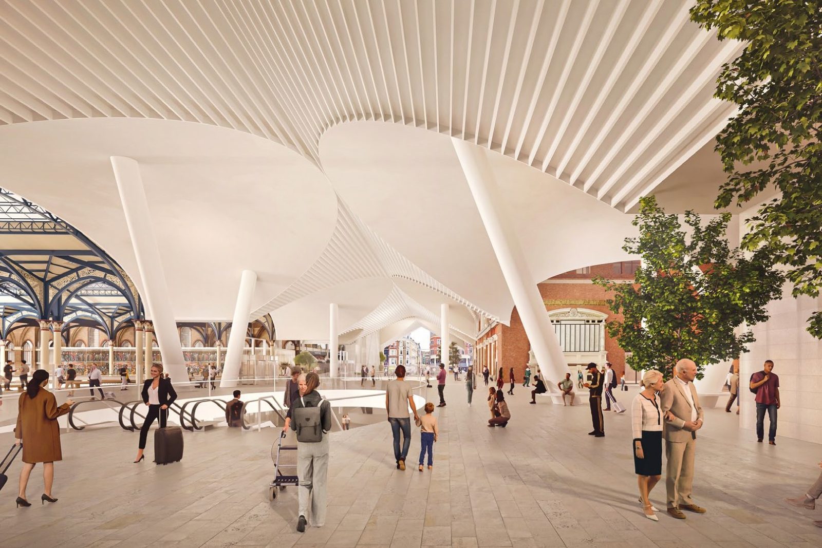 Herzog & de Meuron images of controversial Liverpool St station scheme ...