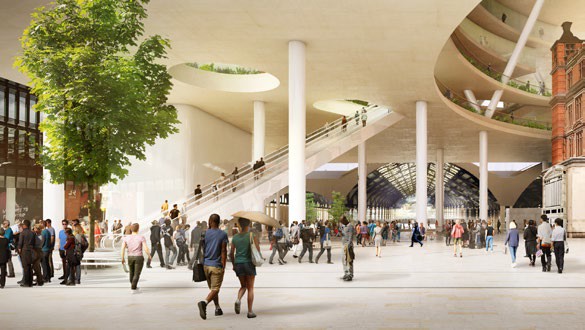 Herzog & de Meuron images of controversial Liverpool St station scheme ...