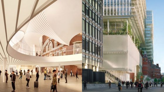 Herzog & de Meuron images of controversial Liverpool St station scheme ...