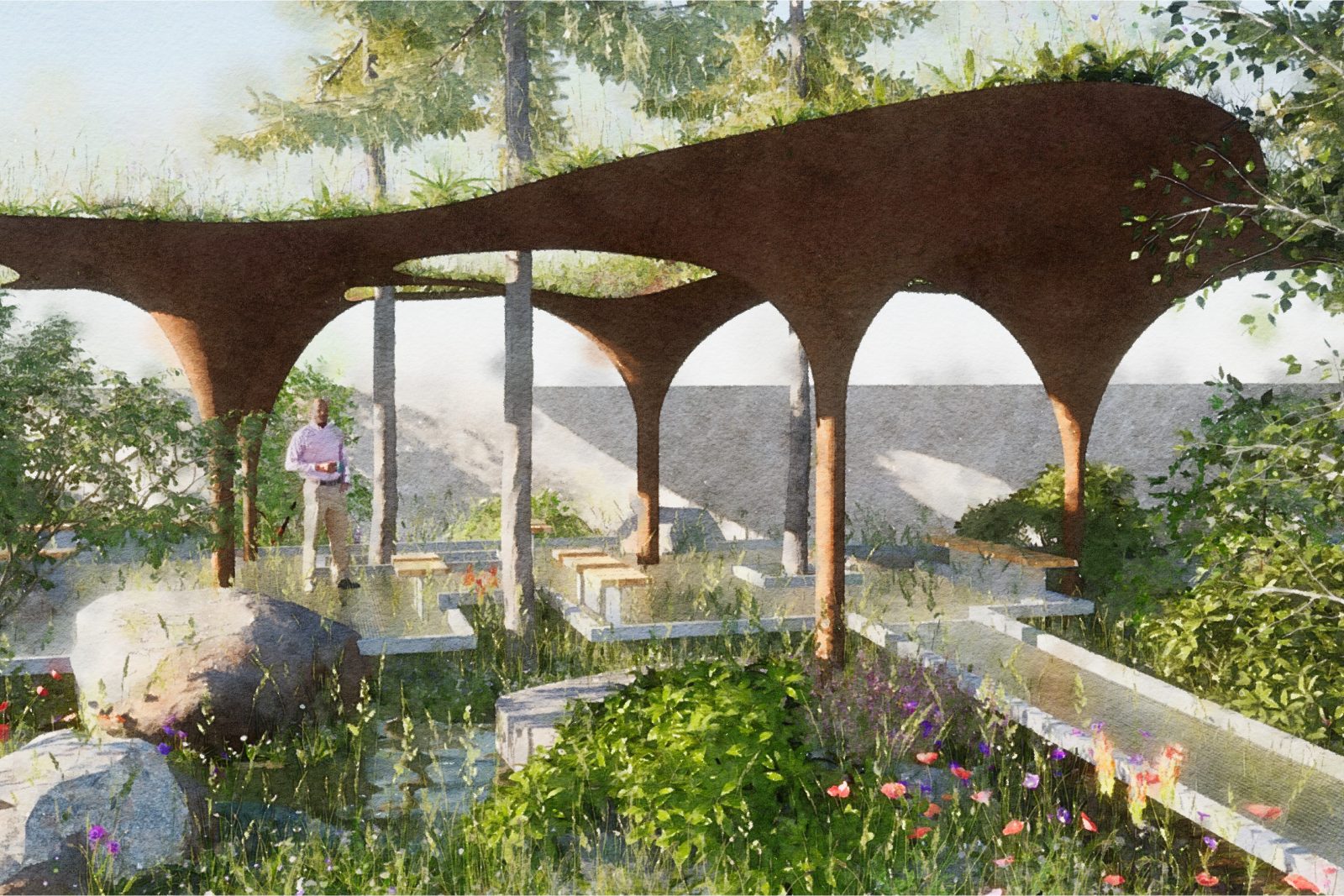 Studio Weave reveals Chelsea Flower show pavilion collaboration