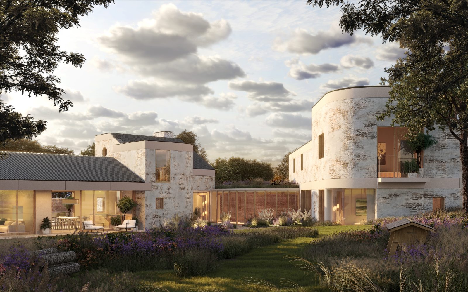 tp bennett wins approval for reclaimed brick and stone rural home