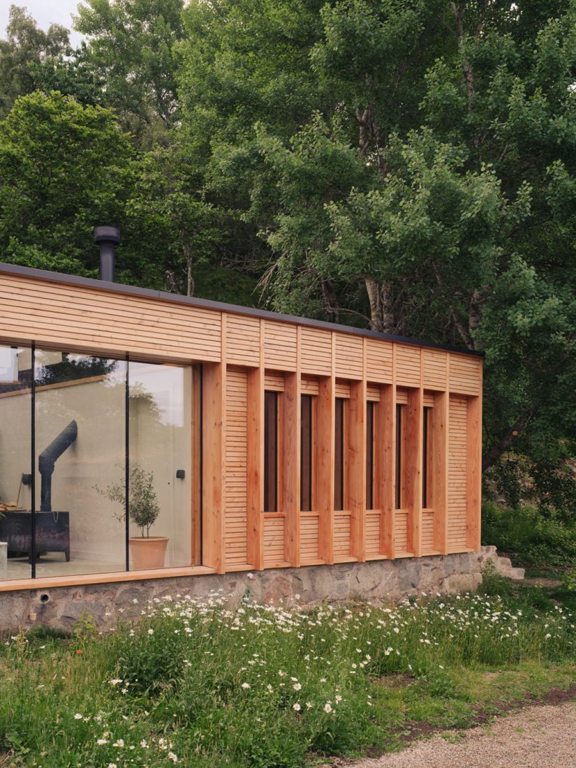 Moxon Architects converts Highland farmstead into guesthouse and studio