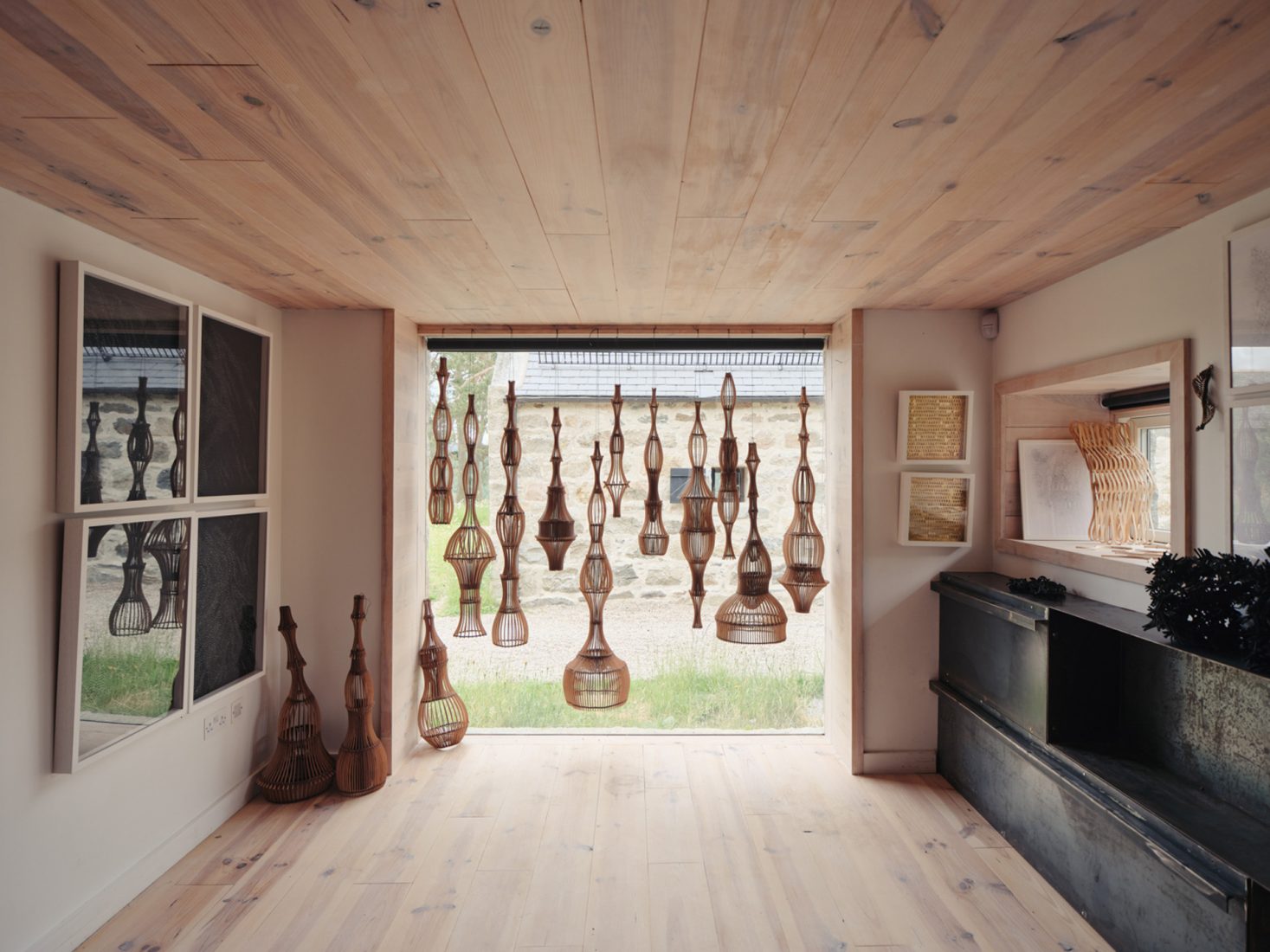 Moxon Architects converts Highland farmstead into guesthouse and studio