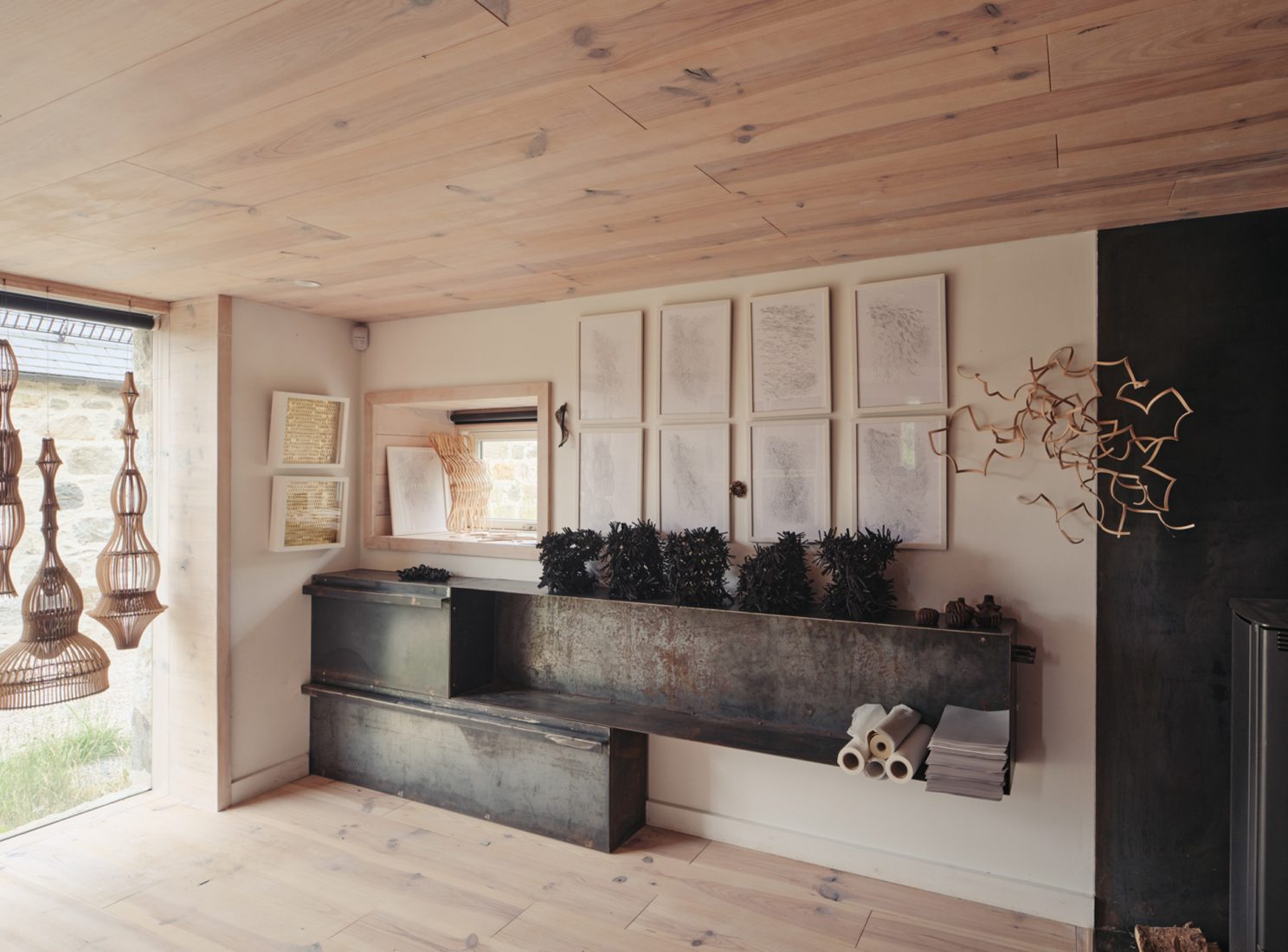 Moxon Architects converts Highland farmstead into guesthouse and studio