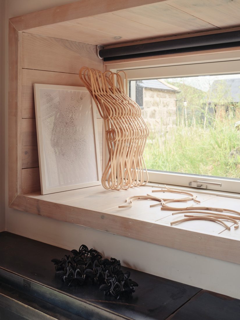 Moxon Architects converts Highland farmstead into guesthouse and studio
