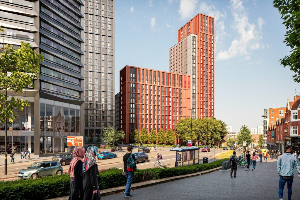 Associated Architects gets go-ahead for 1,200 student bed Birmingham scheme