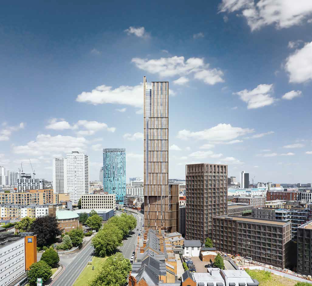 stephenson hamilton risley STUDIO submits 40-storey Birmingham tower plans