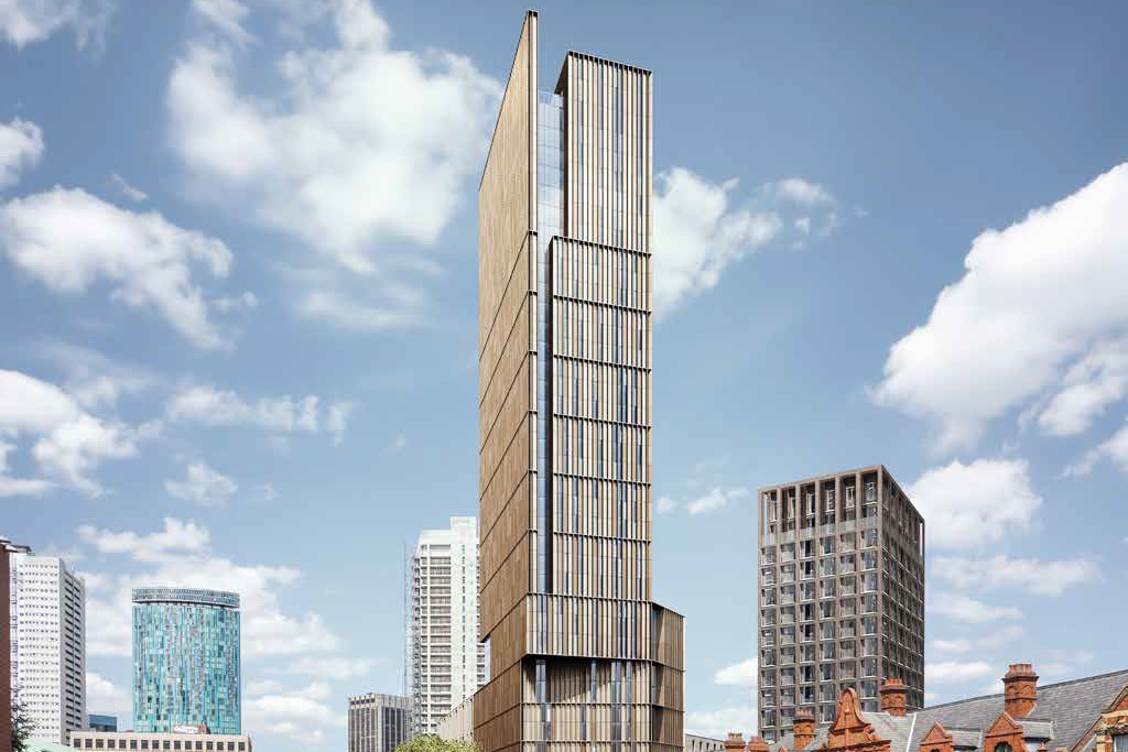 stephenson hamilton risley STUDIO submits 40-storey Birmingham tower plans