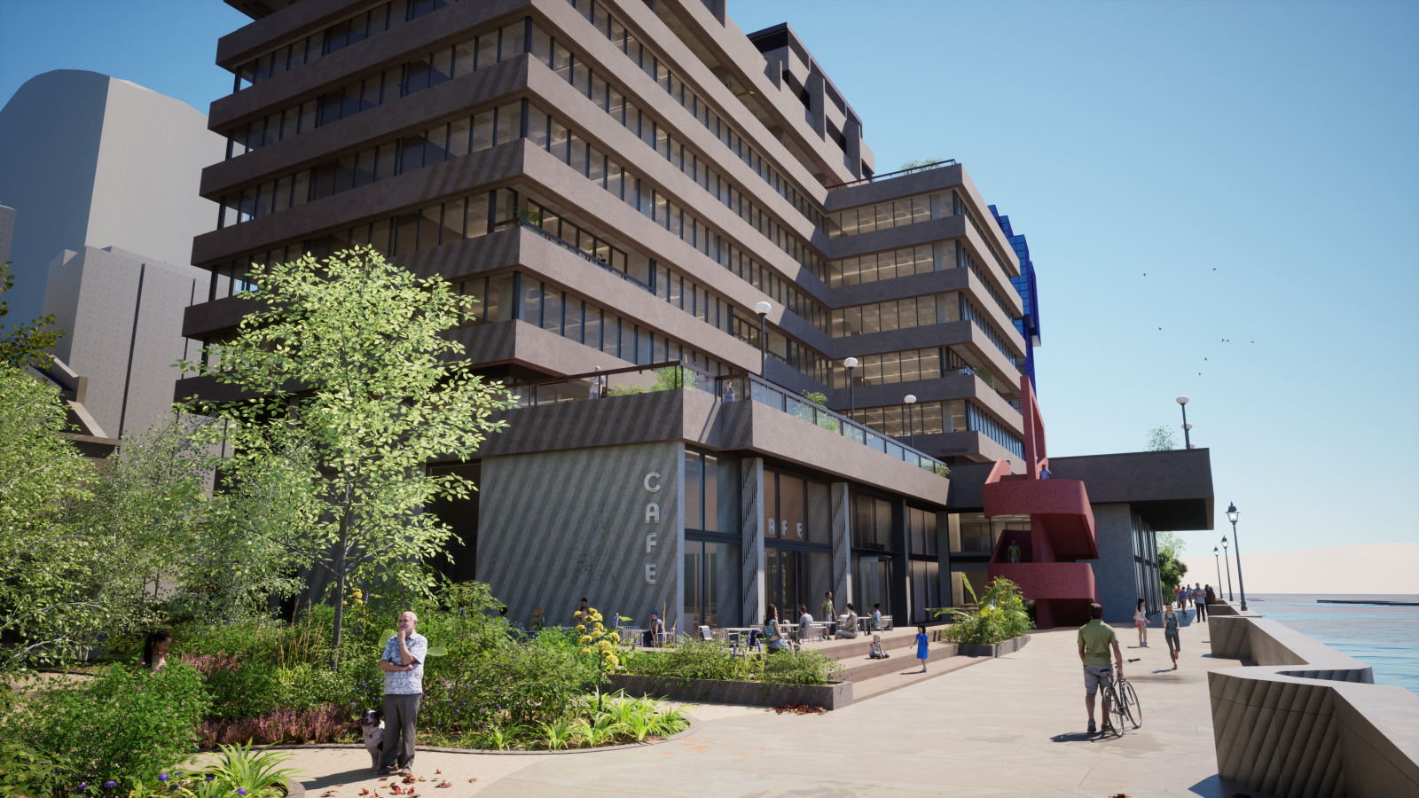 Buckley Gray Yeoman wins approval for Modernist riverside retrofit in ...