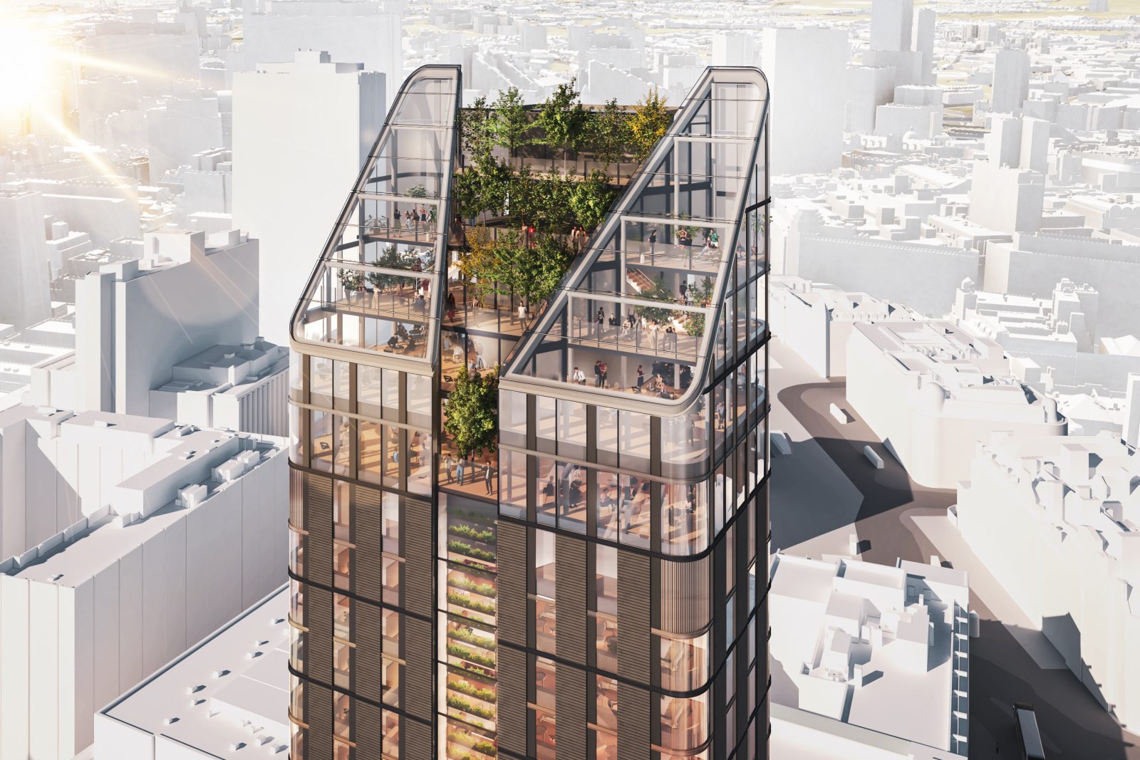 Bennetts Associates plans ‘net zero’ tower for Manchester