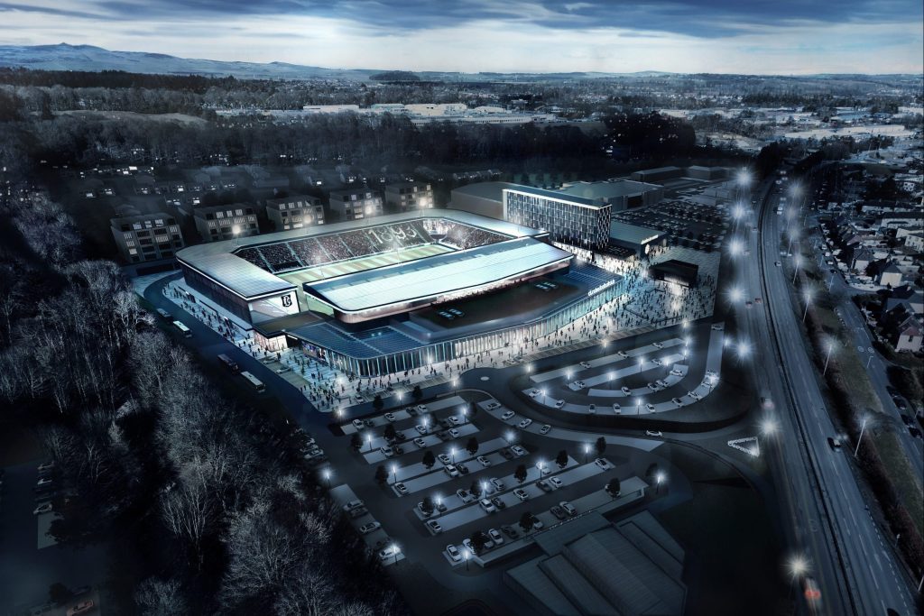 Holmes Miller reveals concept design for new Dundee FC stadium