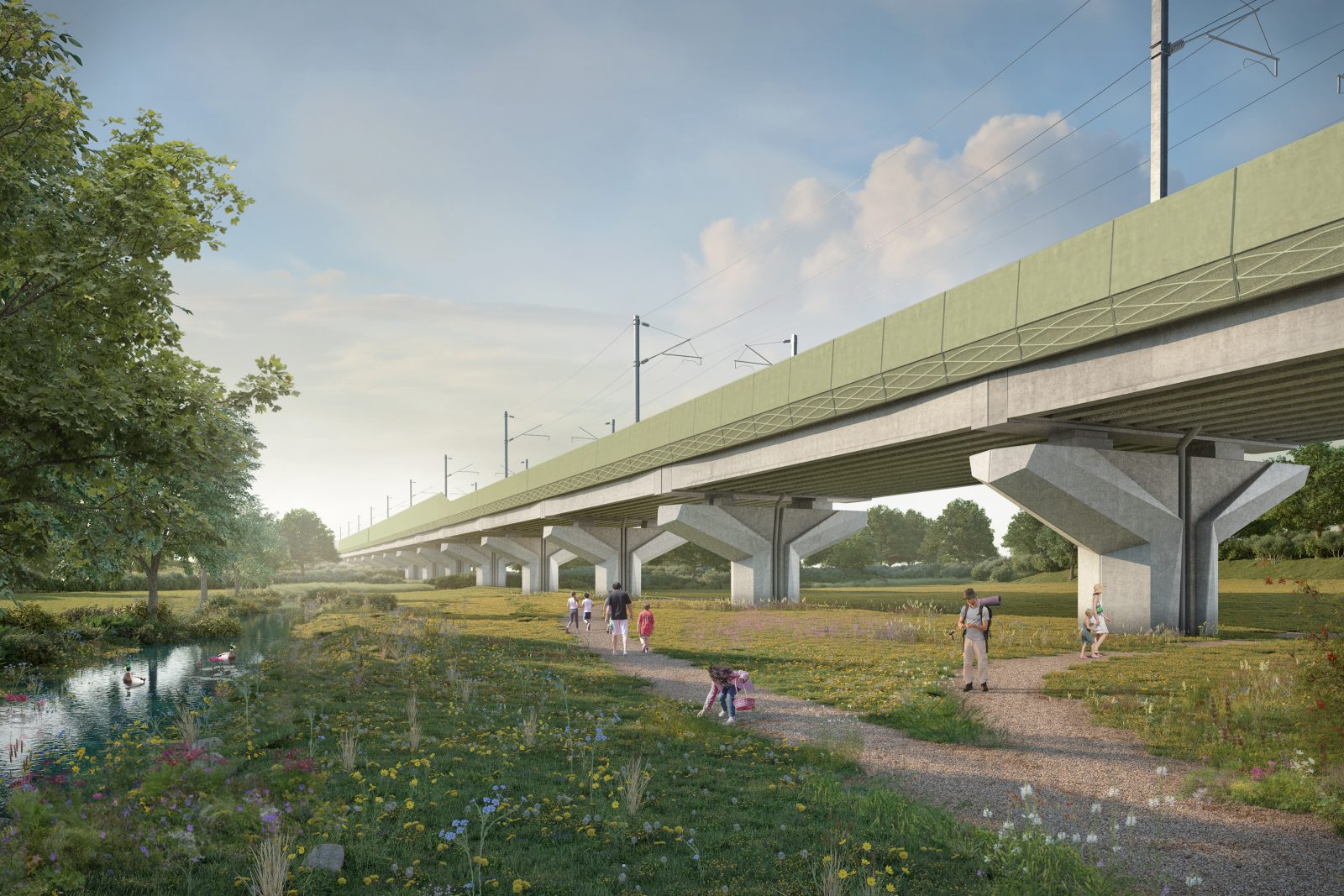Weston Williamson puts HS2 viaduct design to public vote