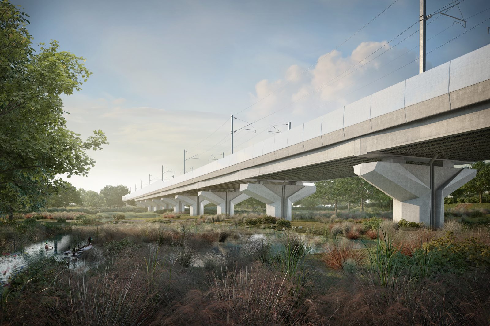 Weston Williamson puts HS2 viaduct design to public vote