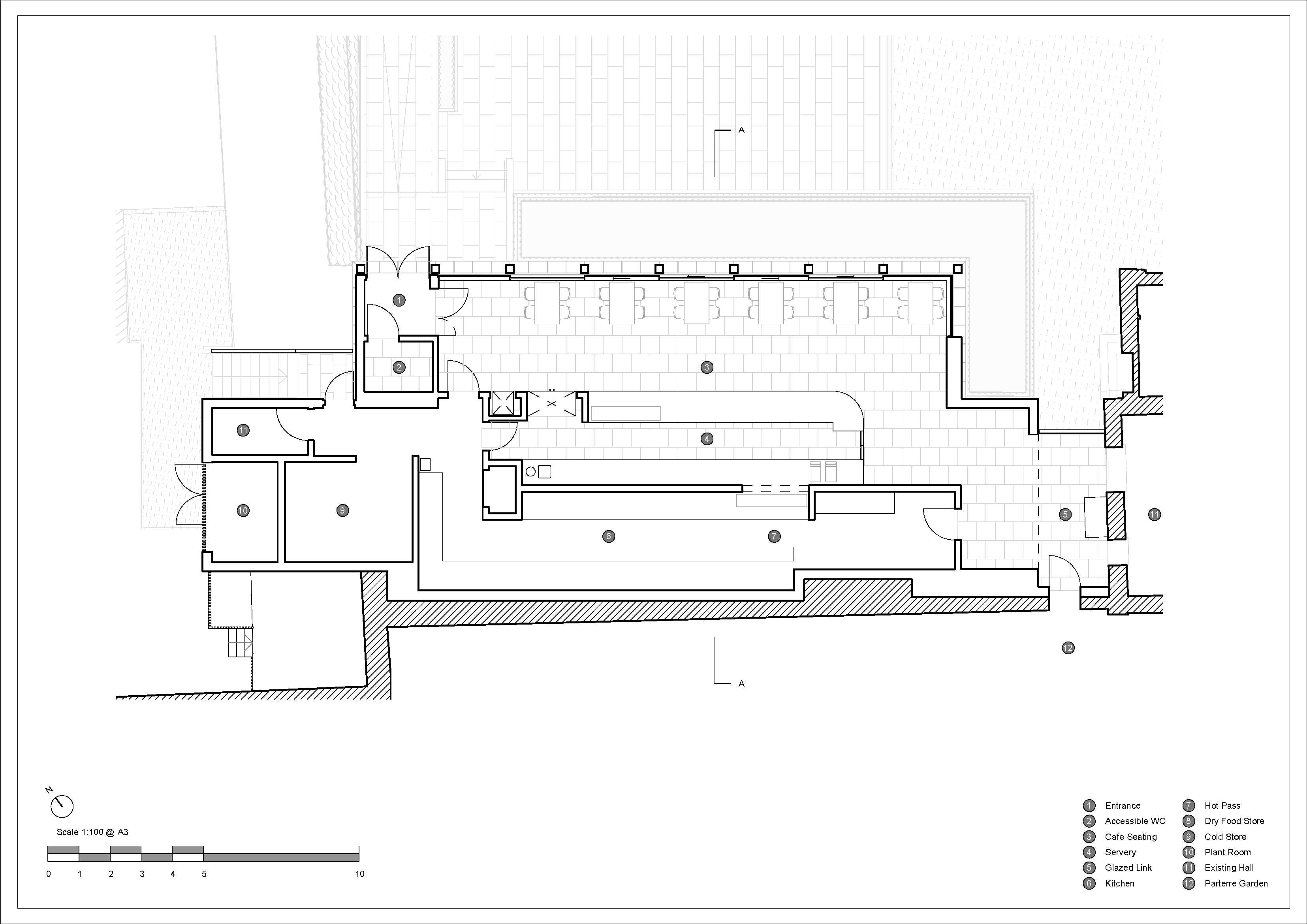 Howells completes pavilion restaurant at 18th-century Hanbury Hall