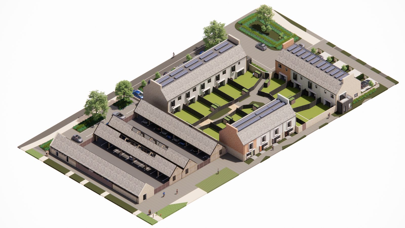 Pollard Thomas Edwards go-ahead for rural eco-housing with ‘parking barns’