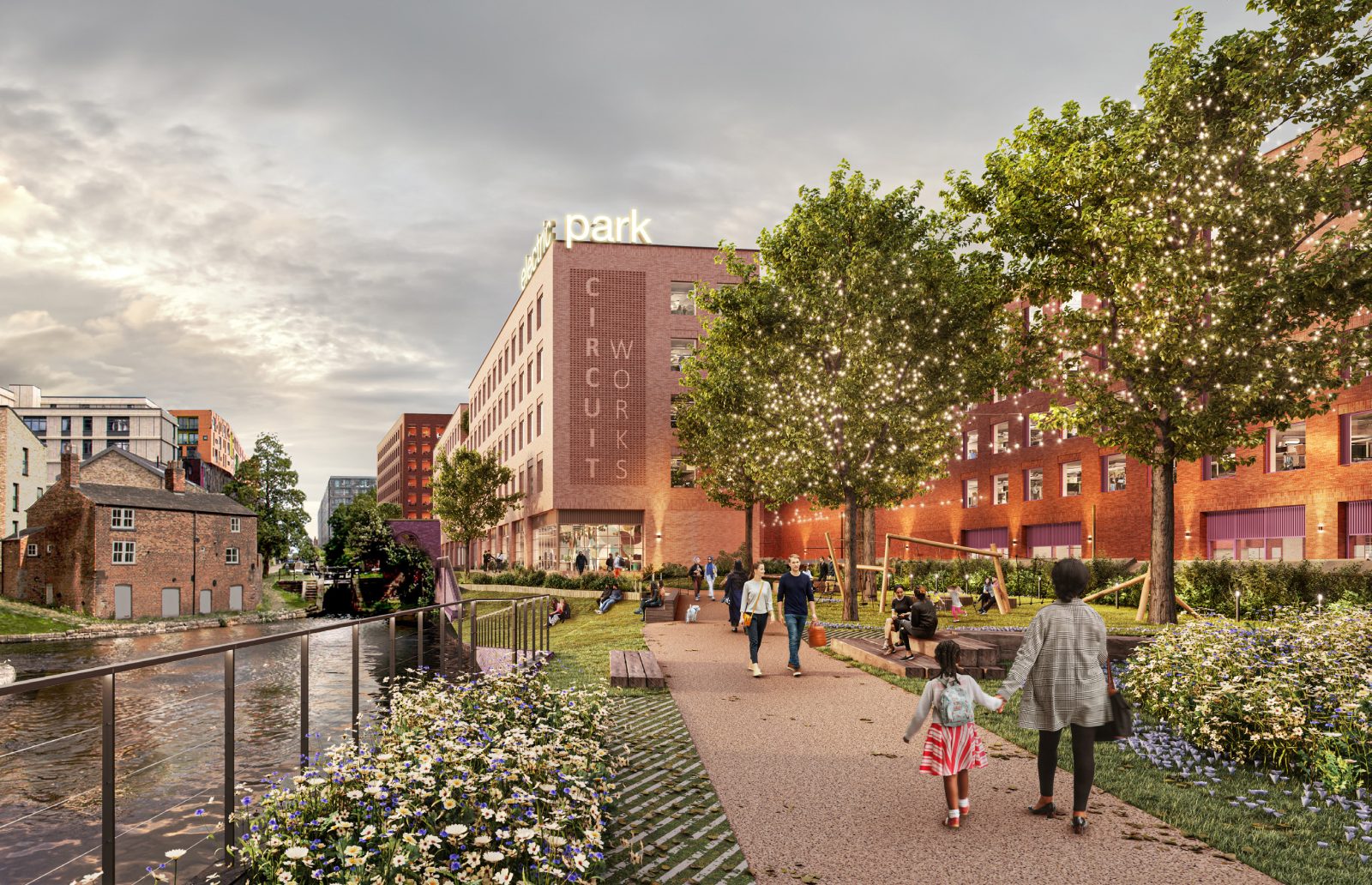Hawkins\Brown redesigns its all-electric offices proposal in Manchester