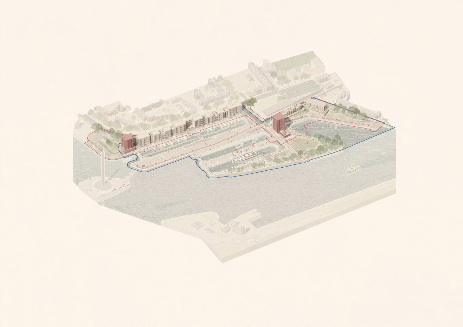O'DonnellBrown submits plans for major Glasgow docks housing scheme