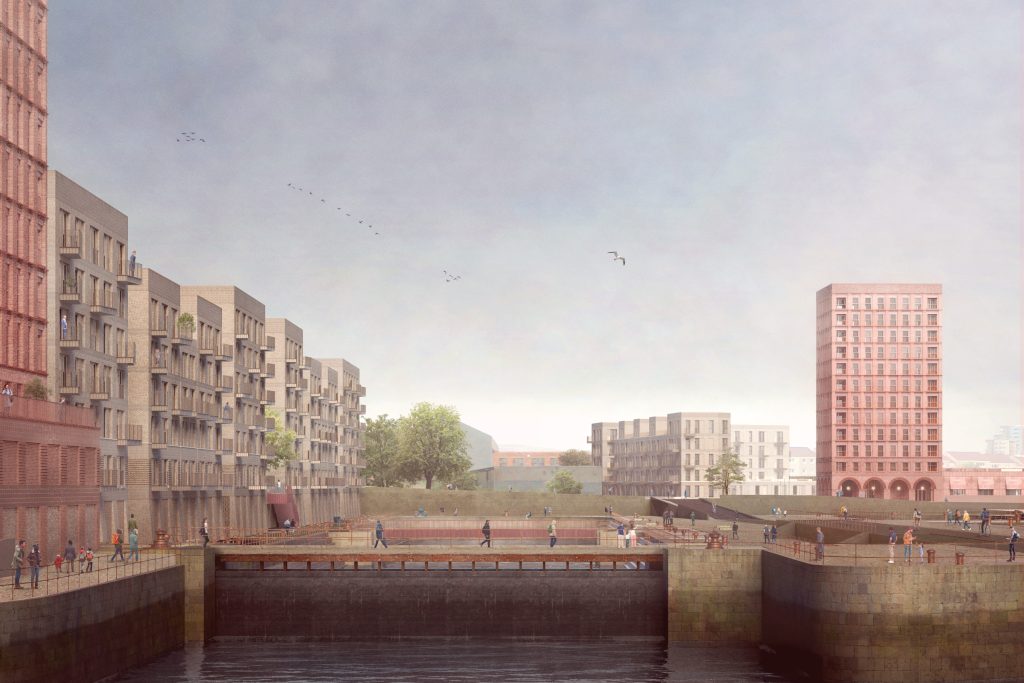 O'DonnellBrown submits plans for major Glasgow docks housing scheme