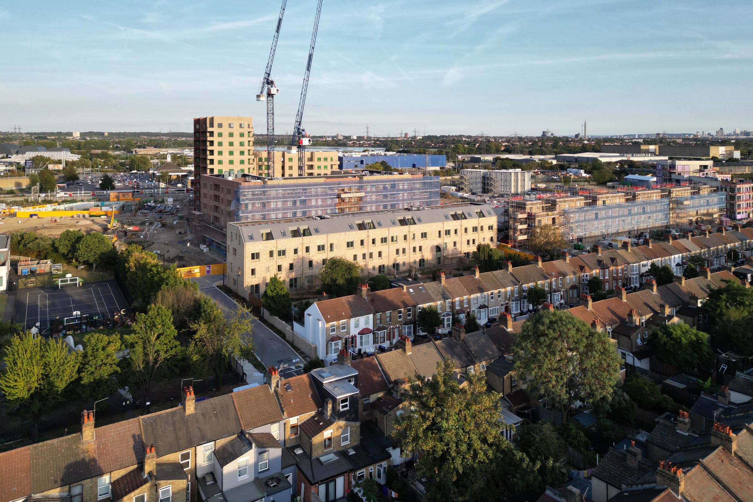 Meridian lines: Urban Projects Bureau housing at Meridian Water