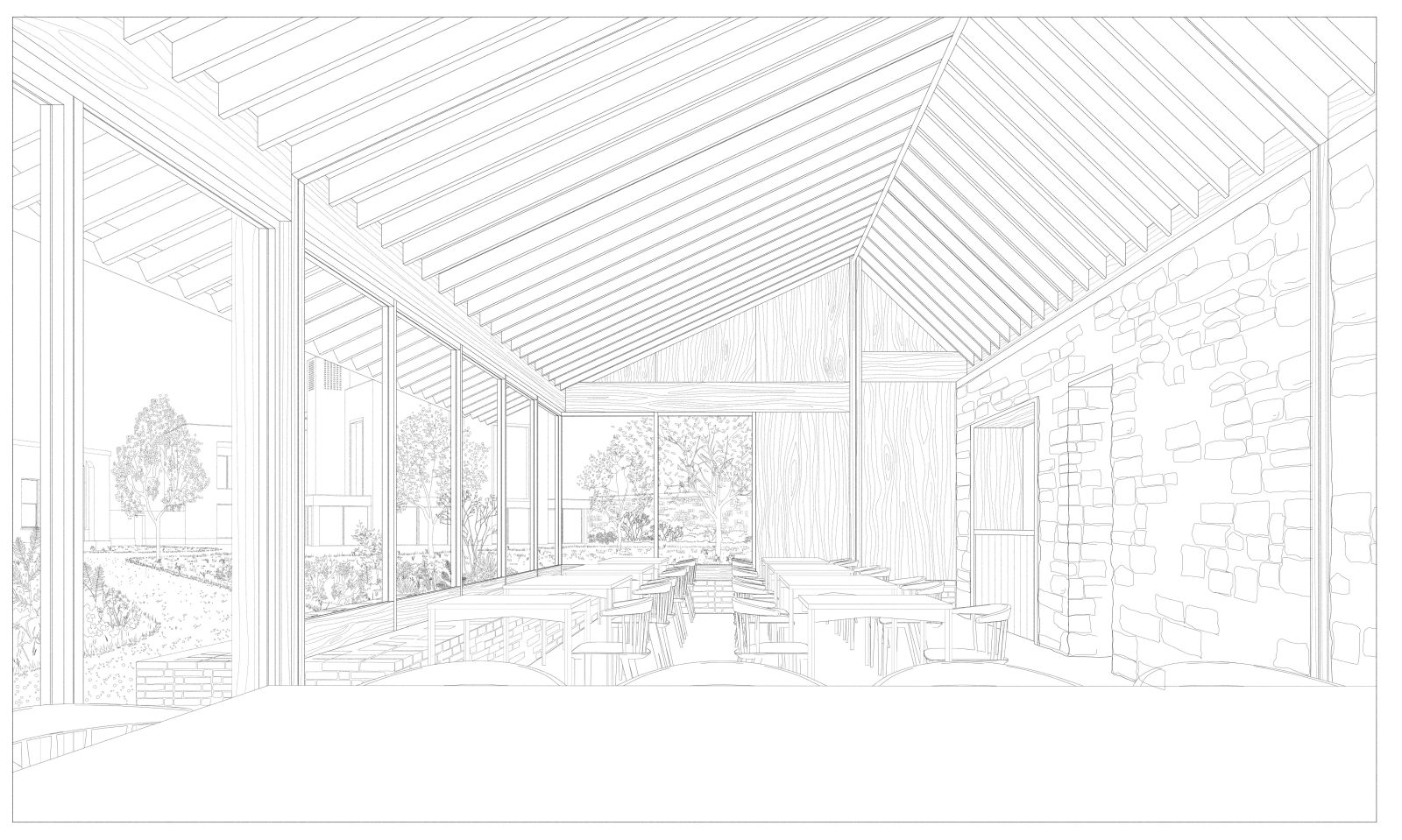 Feilden Fowles’ Oxford student homes and dining hall approved