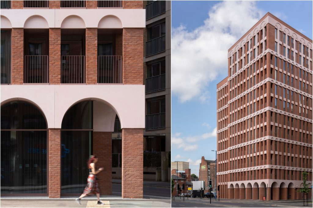 Tim Groom unwraps mill-inspired housing in Manchester