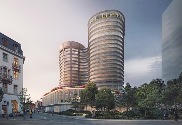 Chipperfield and Fosters’ losing Basel bank designs revealed