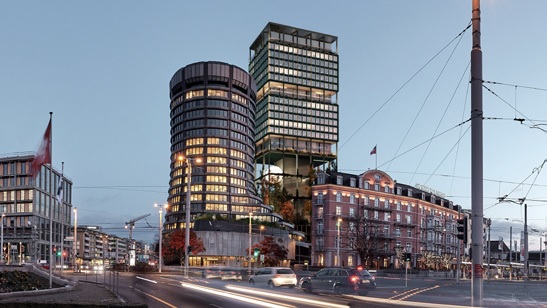 Chipperfield and Fosters’ losing Basel bank designs revealed