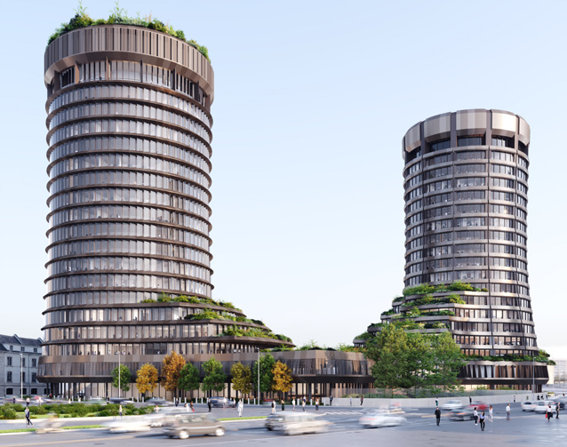 Chipperfield and Fosters’ losing Basel bank designs revealed