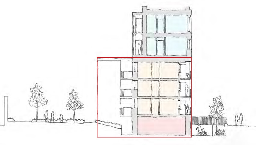 Studio Partington’s 100% affordable ‘airspace’ council housing approved