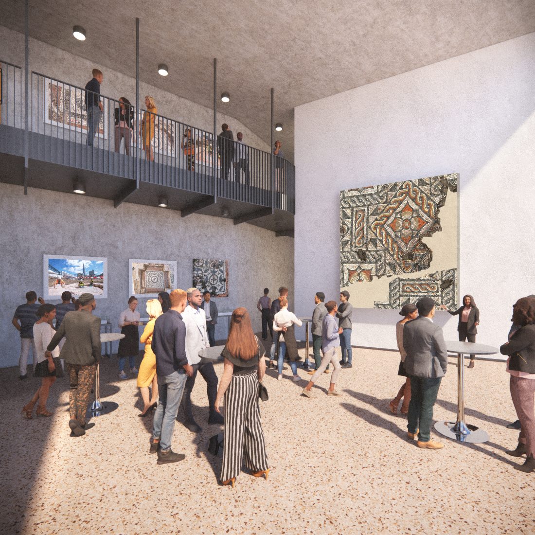 Allies and Morrison adds Roman ruins display to Southwark scheme