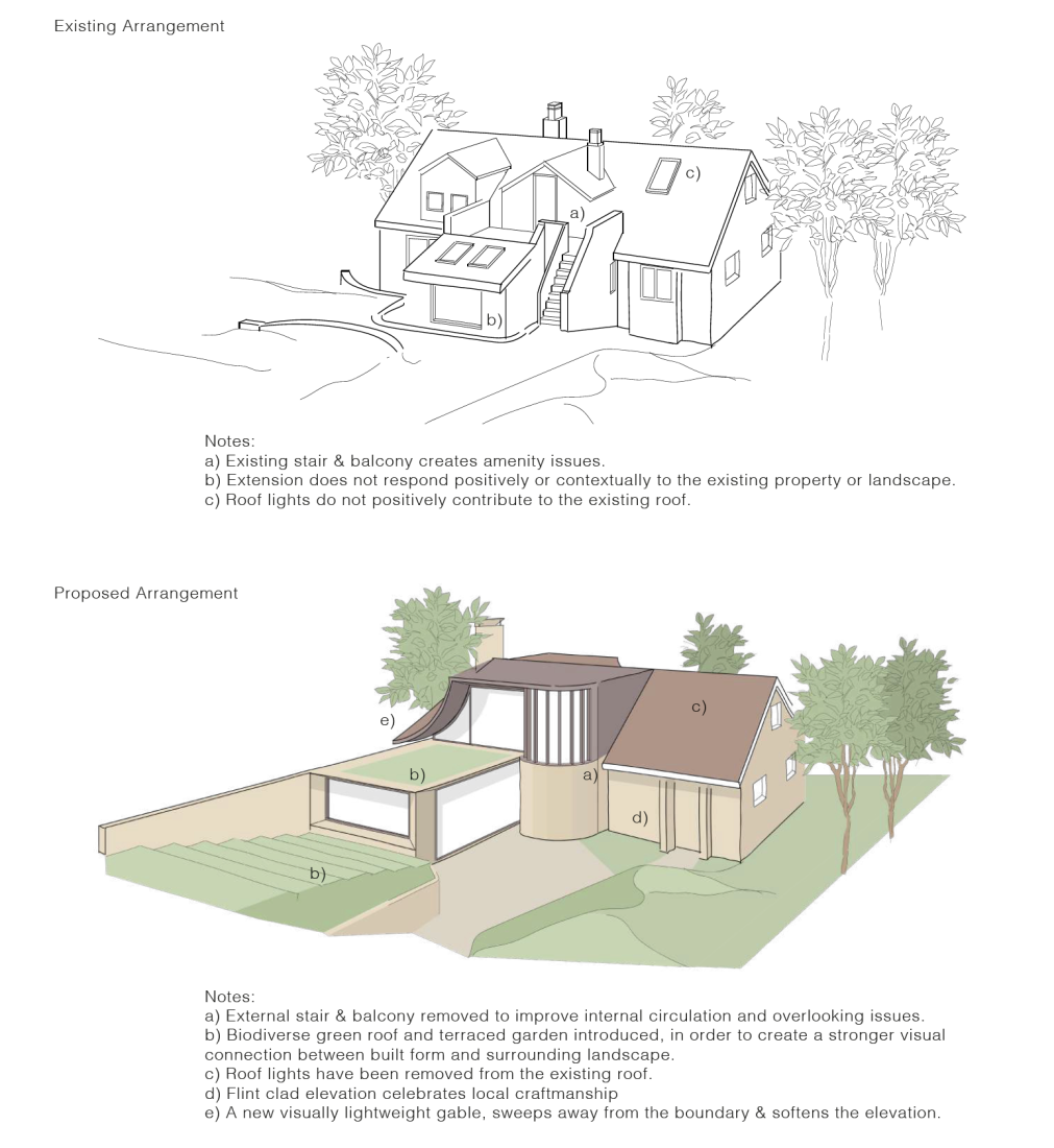 Michael Collins Architects wins planning for Flemish-inspired bungalow retrofit