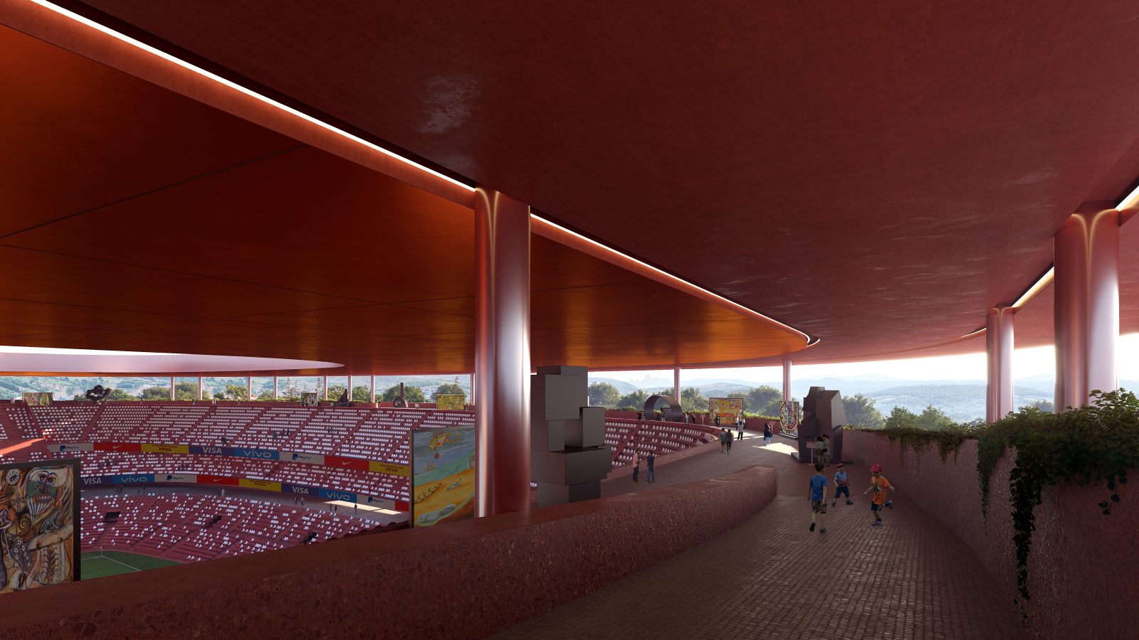 Mexico and London-based practice redesigns Spanish stadium for World Cup
