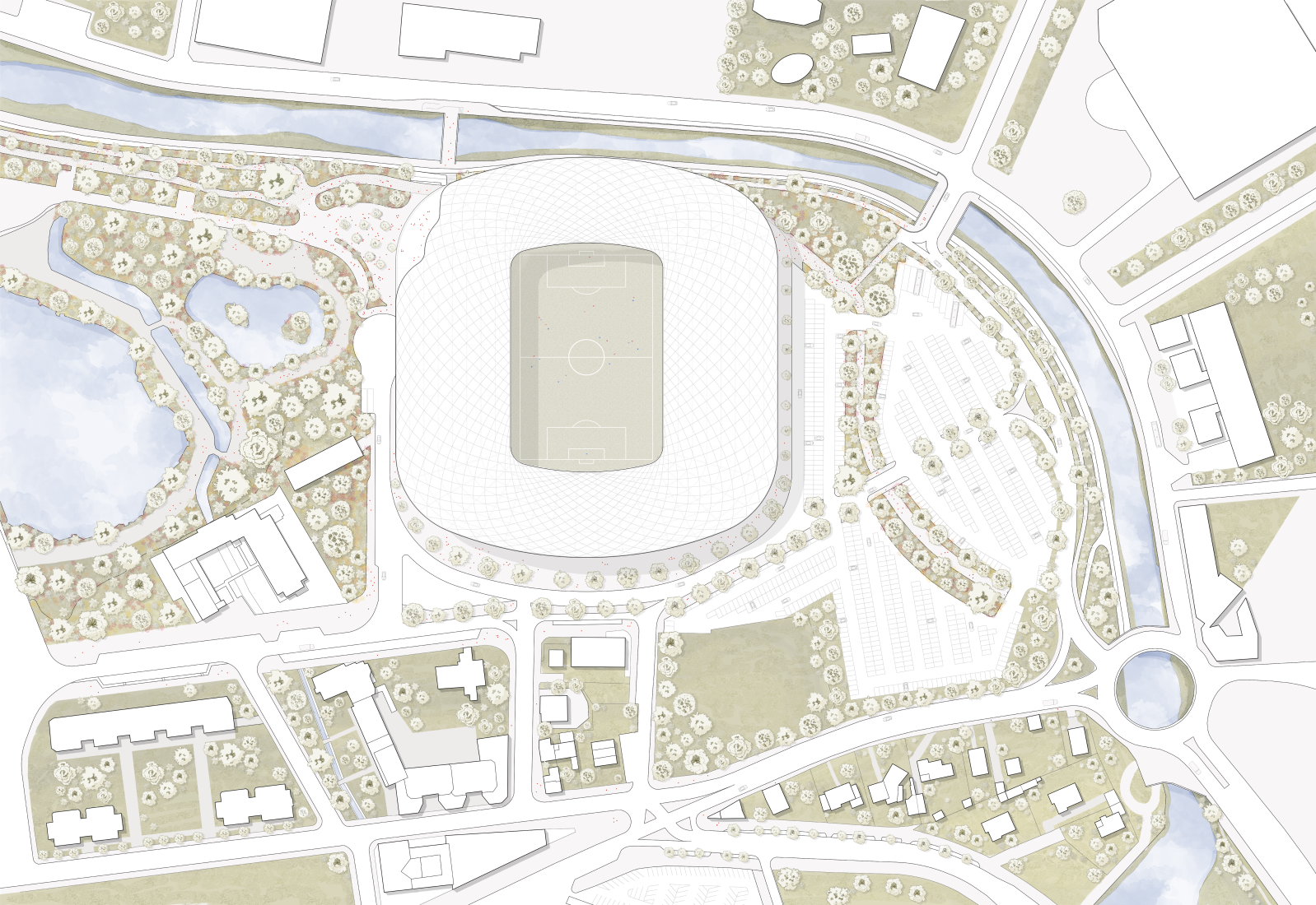 Mexico and London-based practice redesigns Spanish stadium for World Cup