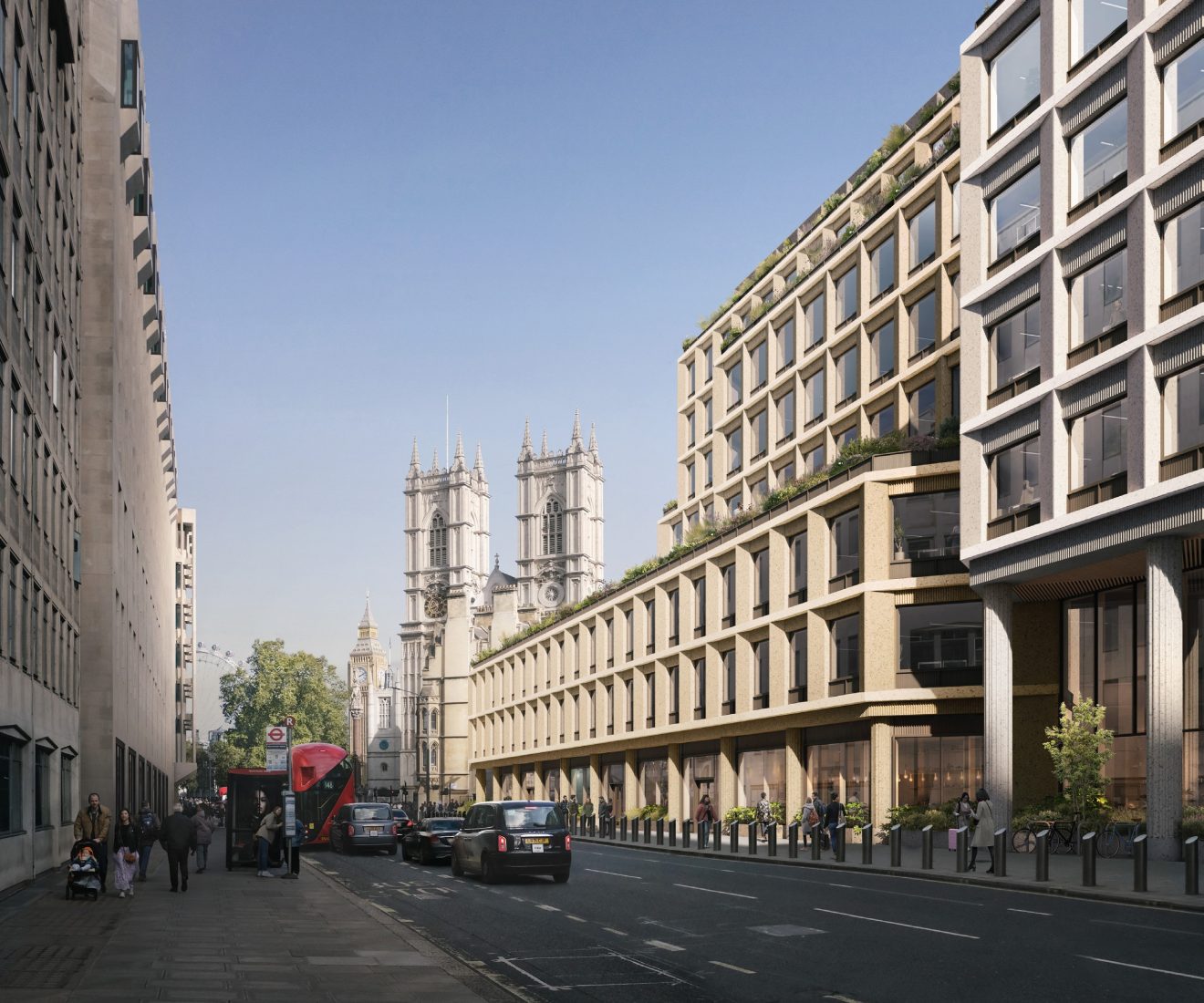 AHMM submits plans for office overhaul and extension near Westminster Abbey