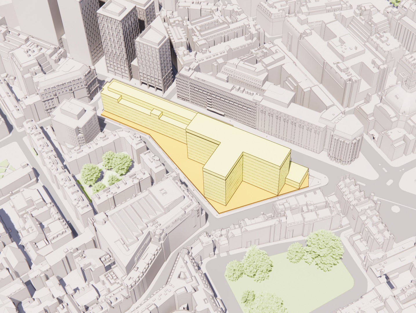 AHMM submits plans for office overhaul and extension near Westminster Abbey