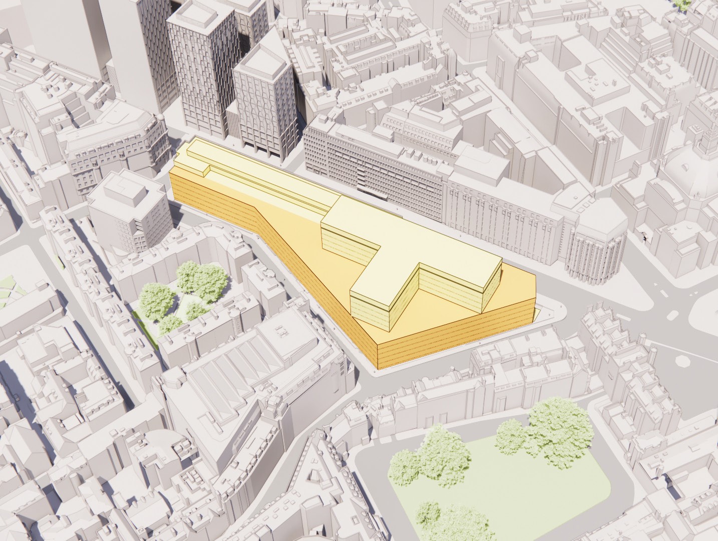 AHMM submits plans for office overhaul and extension near Westminster Abbey