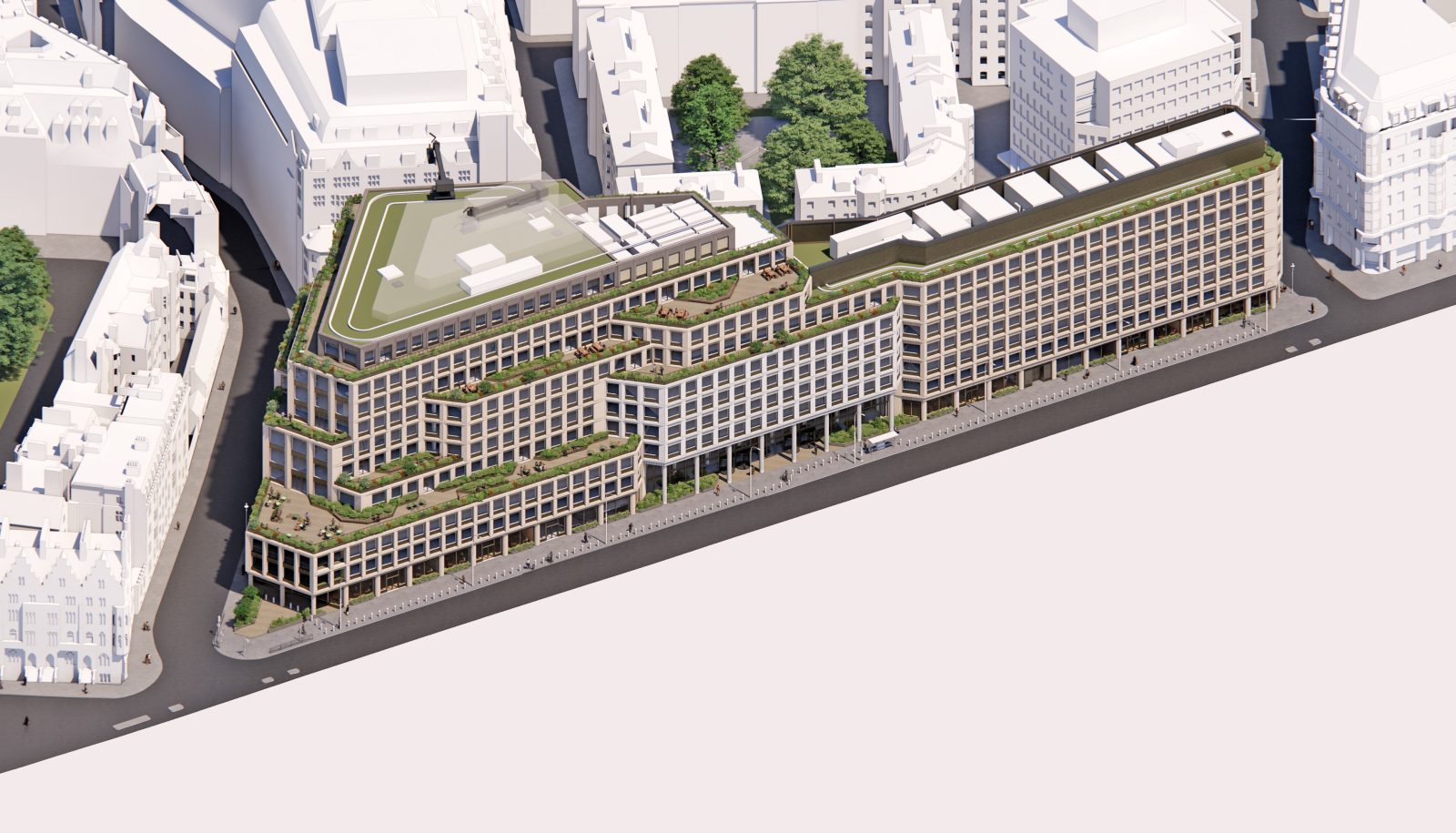 AHMM submits plans for office overhaul and extension near Westminster Abbey