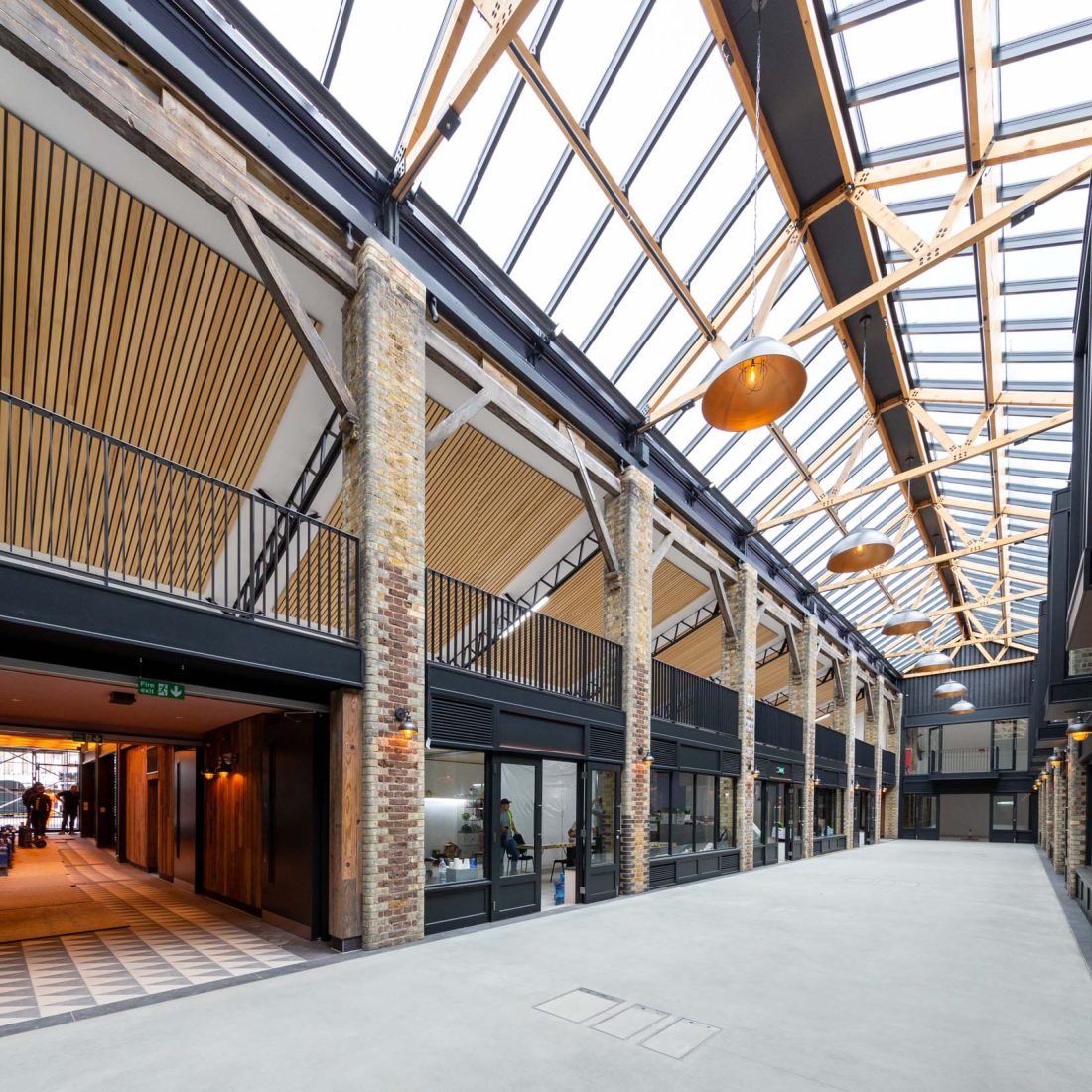 Stiff + Trevillion tranforms former London timber yard into retail arcade