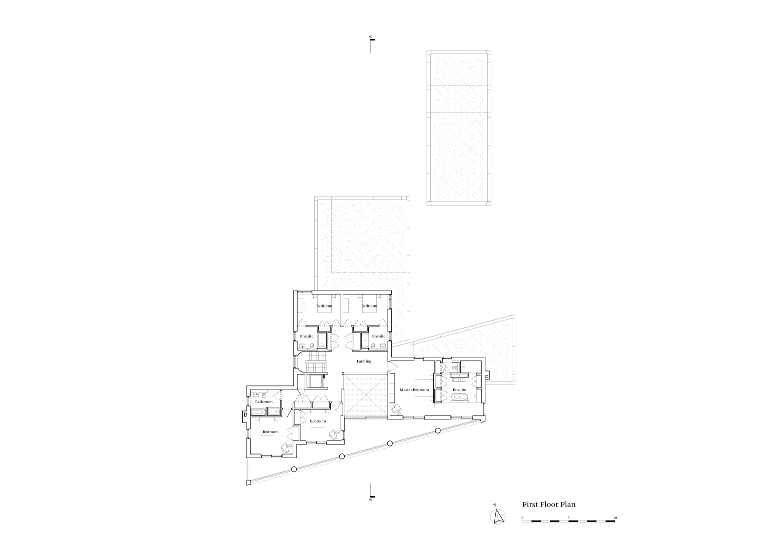 Sandy Rendel Architects completes colonnaded villa in South Downs