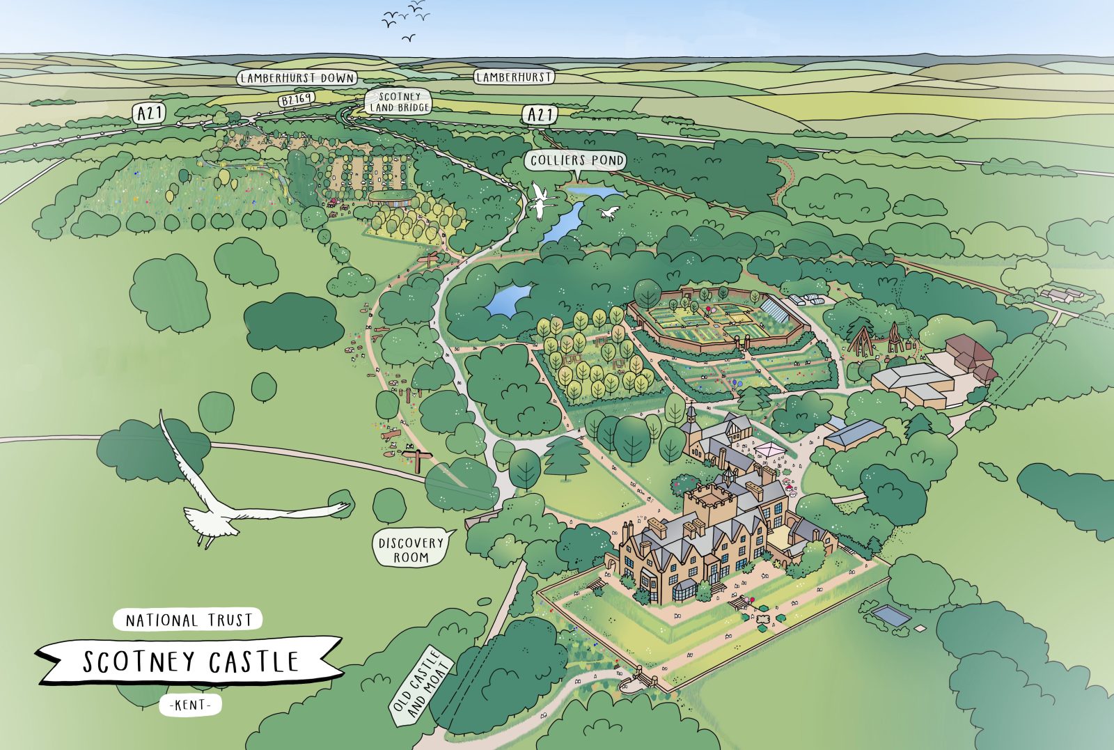HTA and Tate + Co to rejig historic Kent castle’s estate