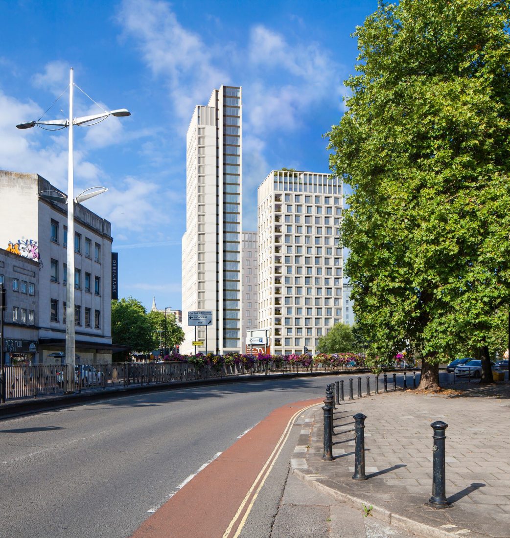 Hodder + Partners designs Bristol’s tallest building, replacing 18 ...