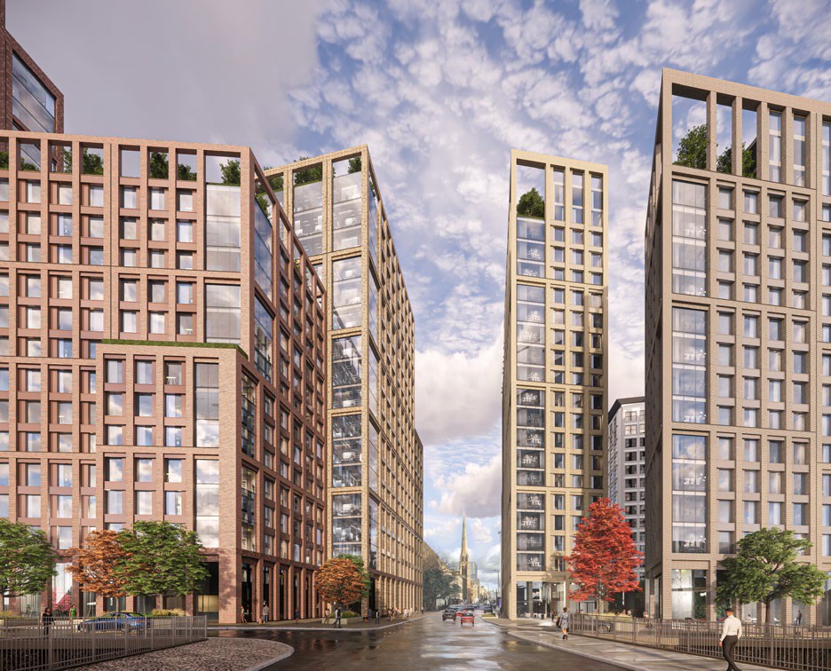 Sheppard Robson and Michael Laird win planning for major Glasgow schemes