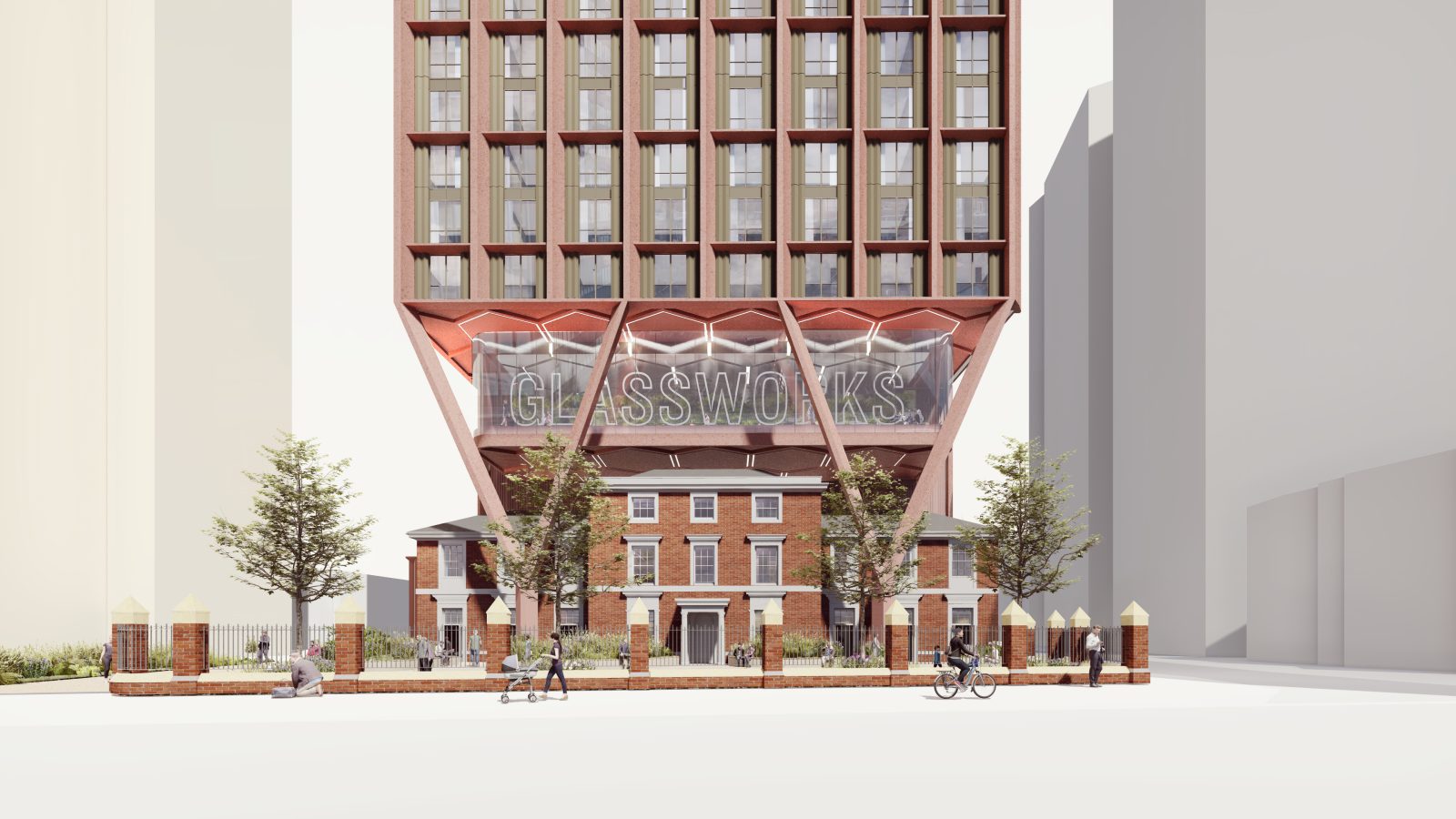 ‘Outrage’ over plan for 42-storey tower above listed former hospital